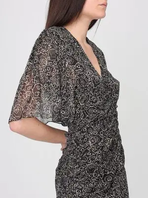 Isabel Marant Étoile Printed V-neck Dress - Multicolor