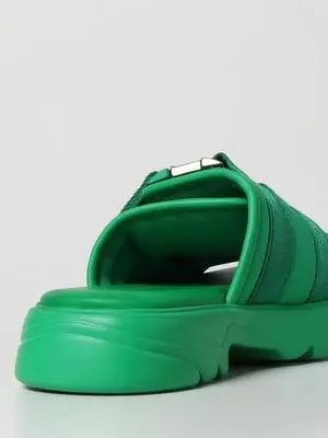 Bottega Veneta Flash Rubber And Canvas Sandals