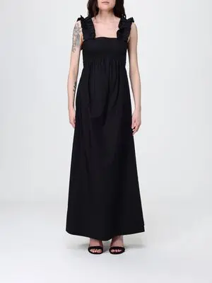 Liu Jo Cotton Midi Dress - Black