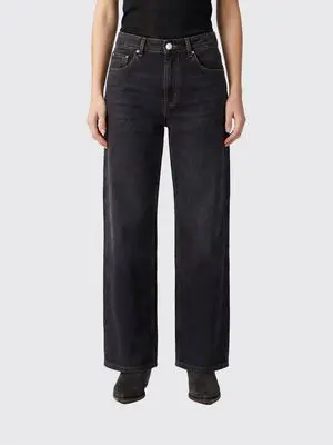 Isabel Marant Étoile Denim Wide Leg Jeans - Black