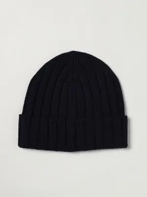 Emporio Armani Ribbed Beanie - Navy