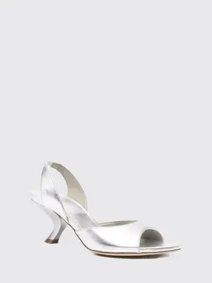 VIC MATIE Leather Slingback Mules