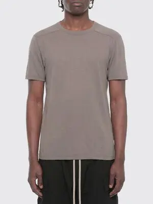Rick Owens Silk Blend T-shirt - Grey