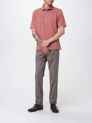Brunello Cucinelli Linen And Cotton Polo Shirt
