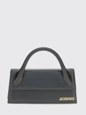Jacquemus Le Chiquito Long Mini Bag In Smooth Calfskin With Removable Strap - Black