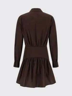 Staud Long Sleeve Button-up Shirt Dress