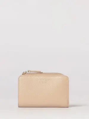 Emporio Armani Grained Leather Continental Wallet Nude