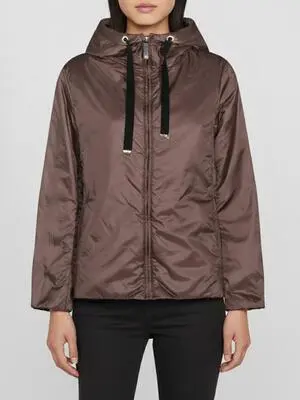 Max Mara Padded Hooded Jacket - Burnt