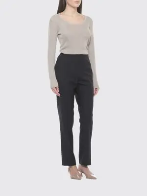 Fabiana Filippi Ribbed Long Sleeve Jumper - Ivory