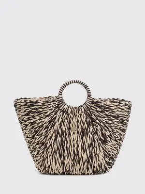 TWINSET Woven Raffia Bag