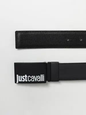 Just Cavalli Belt With Logo Buckle