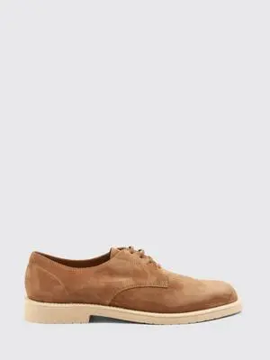 Brunello Cucinelli Suede Derby Shoes - Brown