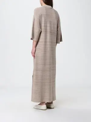 Fabiana Filippi Knitted Maxi Dress - Beige