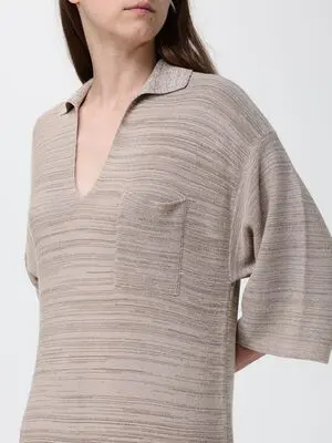 Fabiana Filippi Knitted Maxi Dress - Beige