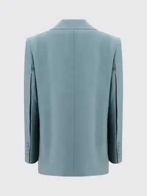 Chloé Double-breasted Merino Wool Blazer With Peak Lapels And Flap Pockets