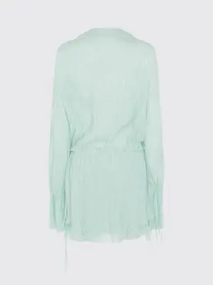 Blumarine Pleated Viscose Dress