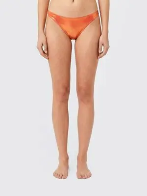 Blumarine Stretch Polyester Bikini Bottom - Orange