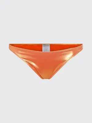 Blumarine Stretch Polyester Bikini Bottom - Orange