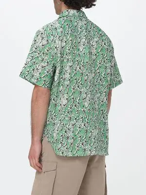 Paul Smith Printed Cotton Casual Shirt - Green