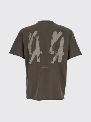 44 LABEL GROUP Cotton T-shirt With Logo - Grey