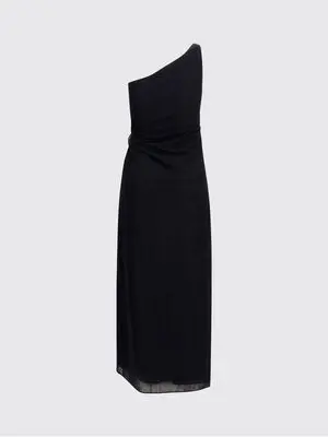 Oseree One-shoulder Long Lurex Evening Gown