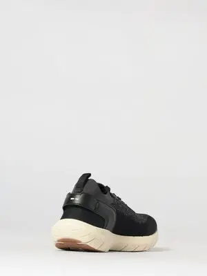 BOSS Motion Sneakers In Crochet Knit - Charcoal