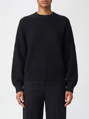 Khaite Crew-neck Pure Cashmere Sweater With Ribbed Trims - Grey