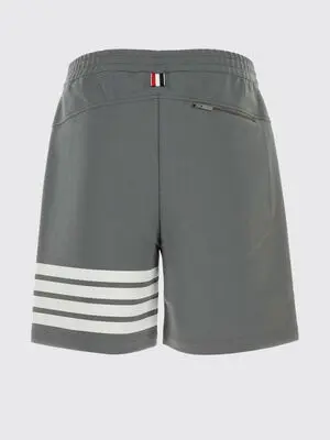 Thom Browne Slim Fit Viscose Blend Shorts - Grey