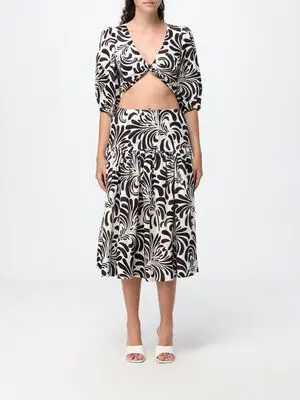 TWINSET Printed Cotton Set - Coffee