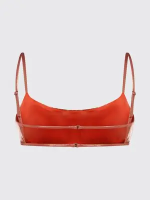 Blumarine Stretch Polyester Bikini Top - Orange