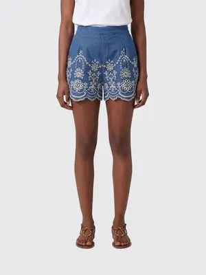 Mc2 Saint Barth Straight Hem Shorts For Women