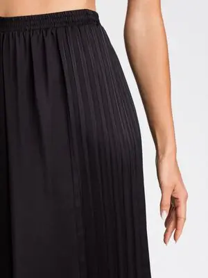 TWINSET Pleated Crêpe Palazzo Trousers