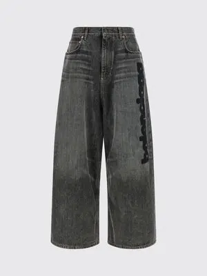 Balenciaga Palazzo Denim Jeans With Logo