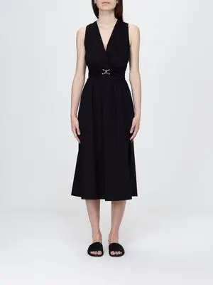 TWINSET Stretch Cotton Shirtdress - Black