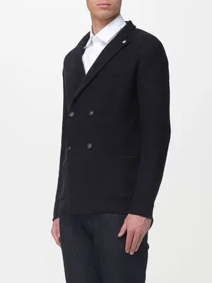 MANUEL RITZ Double-breasted Blazer In Cotton Blend