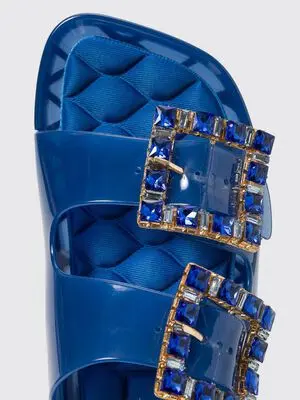 TWINSET Pvc Sandal With Rhinestones