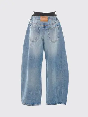 Alexander Wang High-waisted Baggy Jeans With Logo Waistband