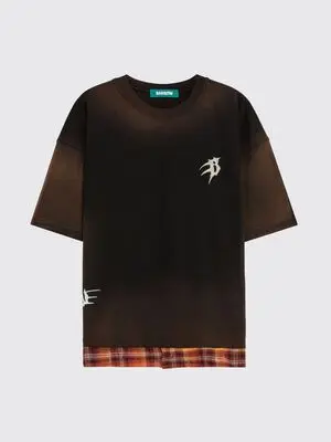 BARROW Printed Cotton T-shirt - Black