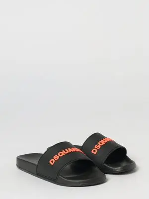 Dsquared2 Slide Sandals With Logo Detail