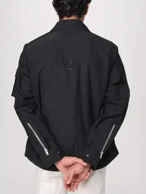 Moose Knuckles Zip Up Jacket With Collared Neckline