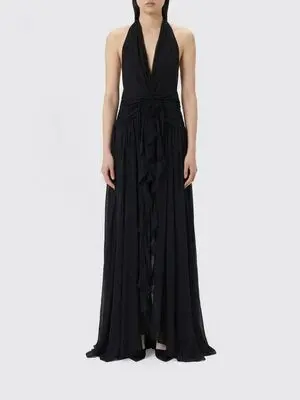 Blumarine Viscose Long Dress - Black