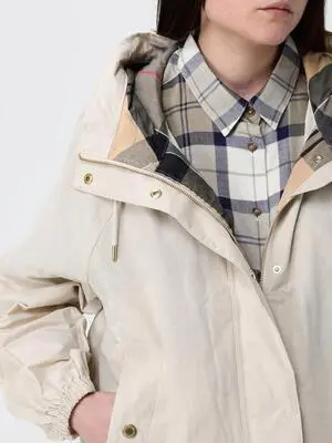 Barbour Hawkridge Hooded Rain Windbreaker - Beige