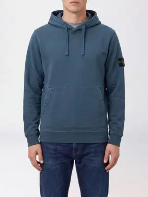 Stone Island Hooded Sweatshirt - Blue