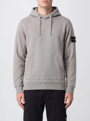 Stone Island Hooded Sweatshirt - Grey 1