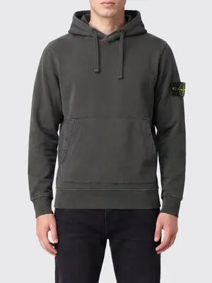 Stone Island Hooded Sweatshirt - Grey 2