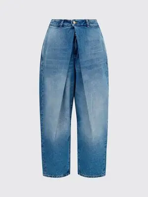 Balmain Mid-rise Baggy Jeans In Stone-washed Denim