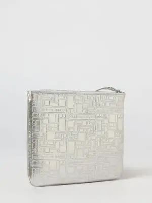 Comme Des Garçons Embossed Leather Pouch