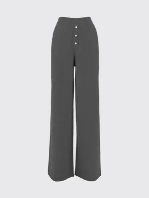 Guest In Residence Wide Leg Button Detailed Trousers