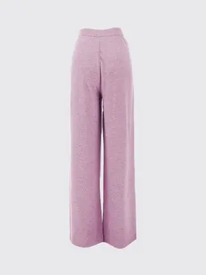 Guest In Residence Wide Leg Button Detailed Trousers - Pink