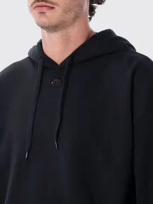 DIESEL® Oval D Logo Cotton Hoodie